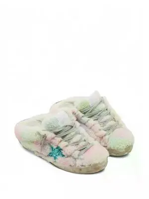 GOLDEN GOOSE Super Star Shearling Mule Sneakers