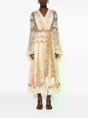 Zimmermann Valiant Panelled Midi Dress