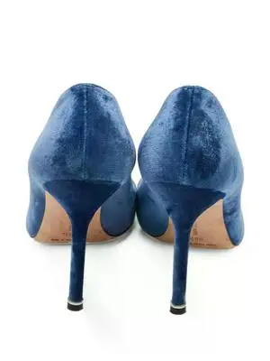 Manolo Blahnik Hangisi Buckle Pumps