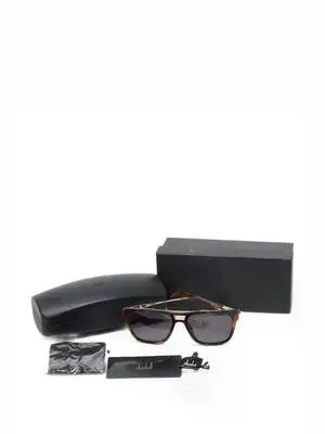 Dunhill Tortoise-polarized Square Sunglasses