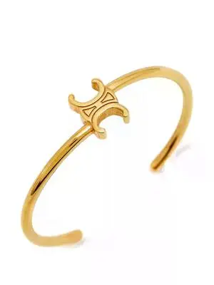 Celine Triomphe Asymmetric Cuff Bracelet