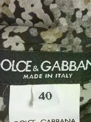 Dolce & Gabbana Printed Flared Midi Dress