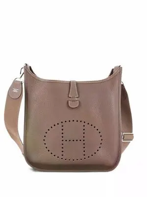 Hermès Evelyne Bag Gen Iii Clemence Gm Crossbody Bag Grey