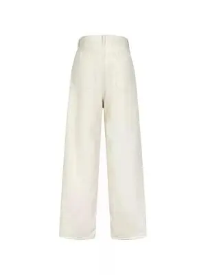 Auralee Silk Nep Belt-loop Trousers - Neutrals