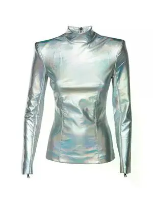 Balmain Mock-neck Top