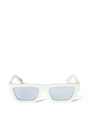 Off-White Manchester Blue Lens Sunglasses - Neutrals
