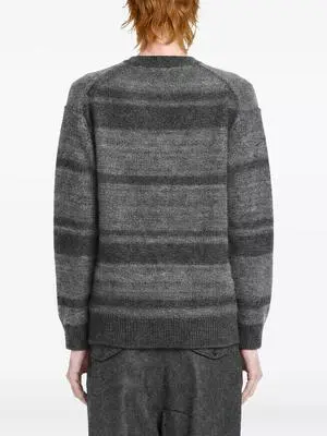 Comme Des Garçons Striped Wool-blend Sweater