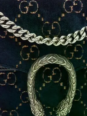 Gucci Small Dionysus Gg Velvet Shoulder Bag