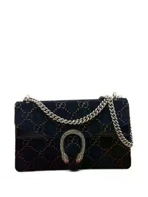 Gucci Small Dionysus Gg Velvet Shoulder Bag