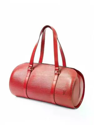 LOUIS VUITTON Soufflot Epi Tote Bag - Red