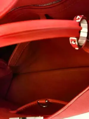 LOUIS VUITTON Capucines Bag Leather Pm Satchel
