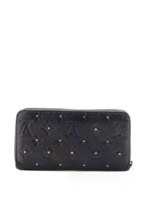 LOUIS VUITTON Zippy Wallet Studded Monogram Empreinte Leather Small Wallets