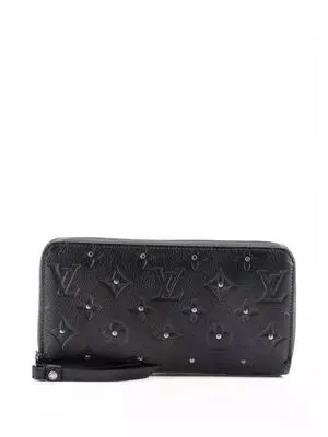 LOUIS VUITTON Zippy Wallet Studded Monogram Empreinte Leather Small Wallets