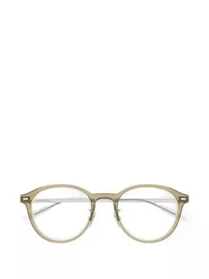 Montblanc Round-frame Glasses - Neutrals