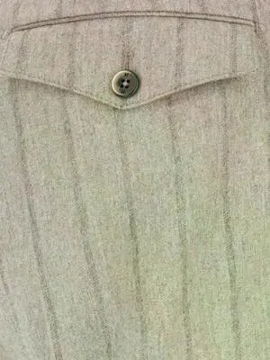 PT TORINO Pinstriped Pleated Trousers