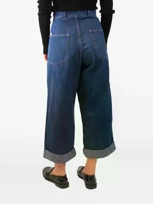 Chimala Button-up Wide-leg Jeans