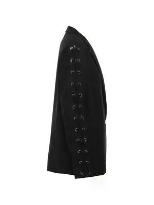 Sandro Lace-up Single-breasted Blazer