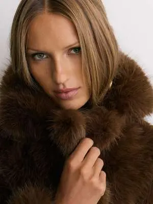 REISS Faux-fur Coat
