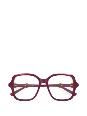 Gucci Horsebit Square-frame Glasses
