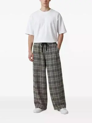 Needles Plaid Drawstring Trousers