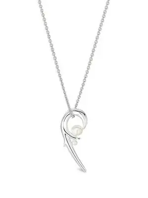 SHAUN LEANE Cherry Blossom Pearl Necklace - Silver