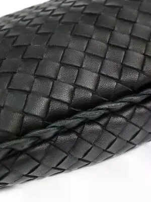 Bottega Veneta Intrecciato Shoulder Bag - Black