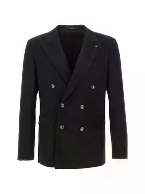 Tagliatore Double-breasted Blazer - Black