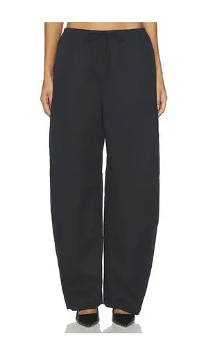 EAVES Lana Barrel Leg Pant - Black