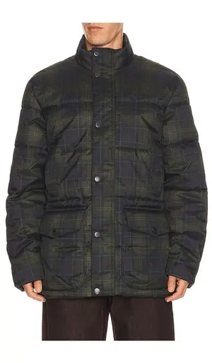 Barbour Lonnen Tartan Puffer Jacket - Multi