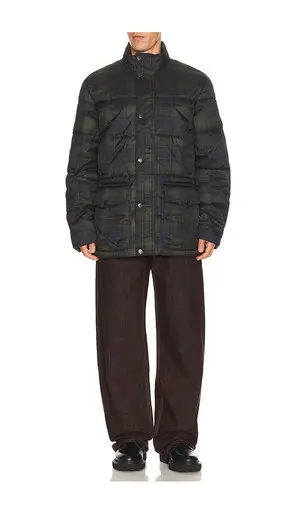 Barbour Lonnen Tartan Puffer Jacket