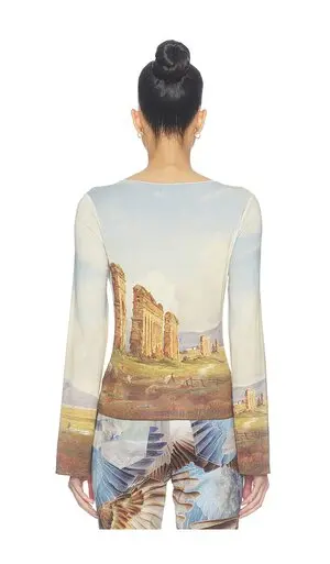 TYLER MCGILLIVARY Thea Long Sleeve Top