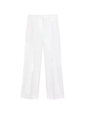 CORDERA Belt-loop Straight-leg Trousers - White