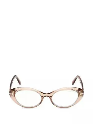 TOM FORD Cat Eye-frame Glasses - Neutrals