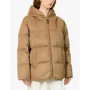 Max Mara Oversized Reversible Wool Puffer Jacket