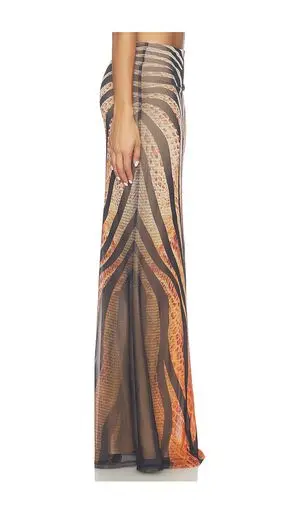 AFRM Tegan Mermaid Skirt - Multi