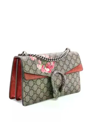 Gucci Dionysus Bag Blooms Print Gg Coated Canvas Small Shoulder Bag - Brown