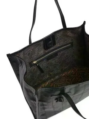 GIANNI CHIARINI Large Marcella Eel-effect Tote Bag