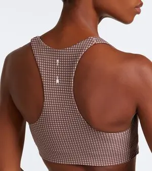 The Upside Palacio Getta Houndstooth Sports Bra