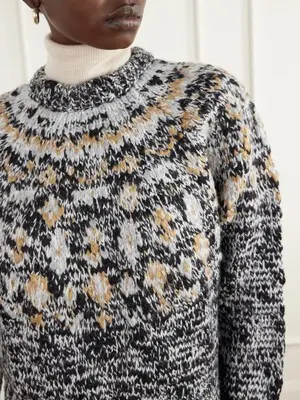 Proenza Schouler White Label Lizzy Fair Isle Sweater