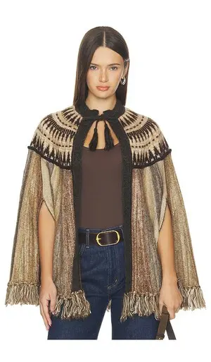 Ba&sh Prato Poncho - Multi
