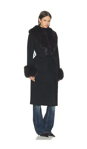 Simkhai Kinsley Belted Long Coat