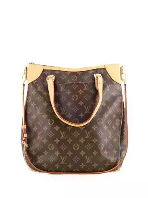 LOUIS VUITTON Odeon Handbag Monogram Canvas Gm Tote Bag - Brown