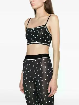 MARINE SERRE Polka-dot Moon Bra
