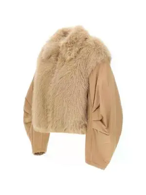 KAOS Faux-fur Panelled Jacket
