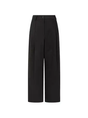 STUDIO TOMBOY Pleated Wide-leg Trousers