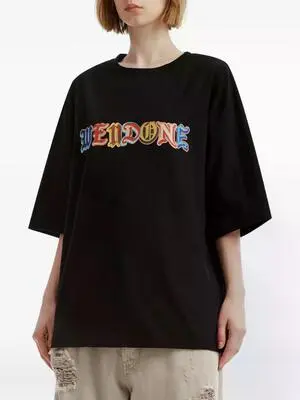 We11Done Welldone Logo-print T-shirt
