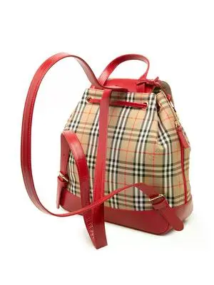 Burberry 2000-2017 Haymarket Check Canvas Backpack