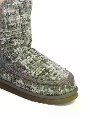 Mou Eskimo 24 Crochet-trim Boots