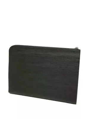 LOUIS VUITTON 2019 Epi Initials Circle Pochette Jour Gm Clutch Bag