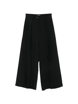 RUNDHOLZ Pleated Wide-leg Trousers - Black